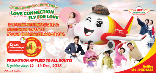 Promotion for all domestic and international routes "LOVE CONNECTION ...